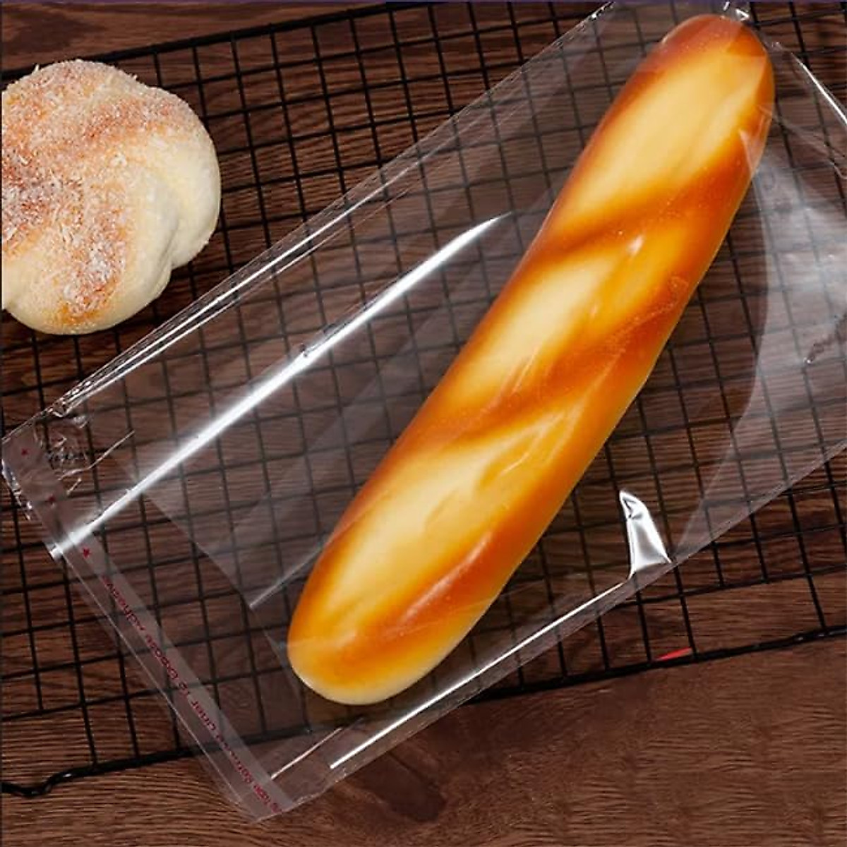 Cookie Bags For Packaging And Gift Giving, Clear Self Sealing Individual Cellophane Bags, 4 x 6 inches, 200 Pcs Plastic Wrappers For Cookies, Candy, Gifts, Favors, Products, Chocolate, Herbs, Etc