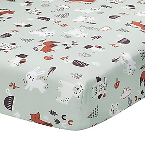 Bedtime Originals Animal Alphabet 3-Piece Infant Nursery Baby Crib Bedding Set