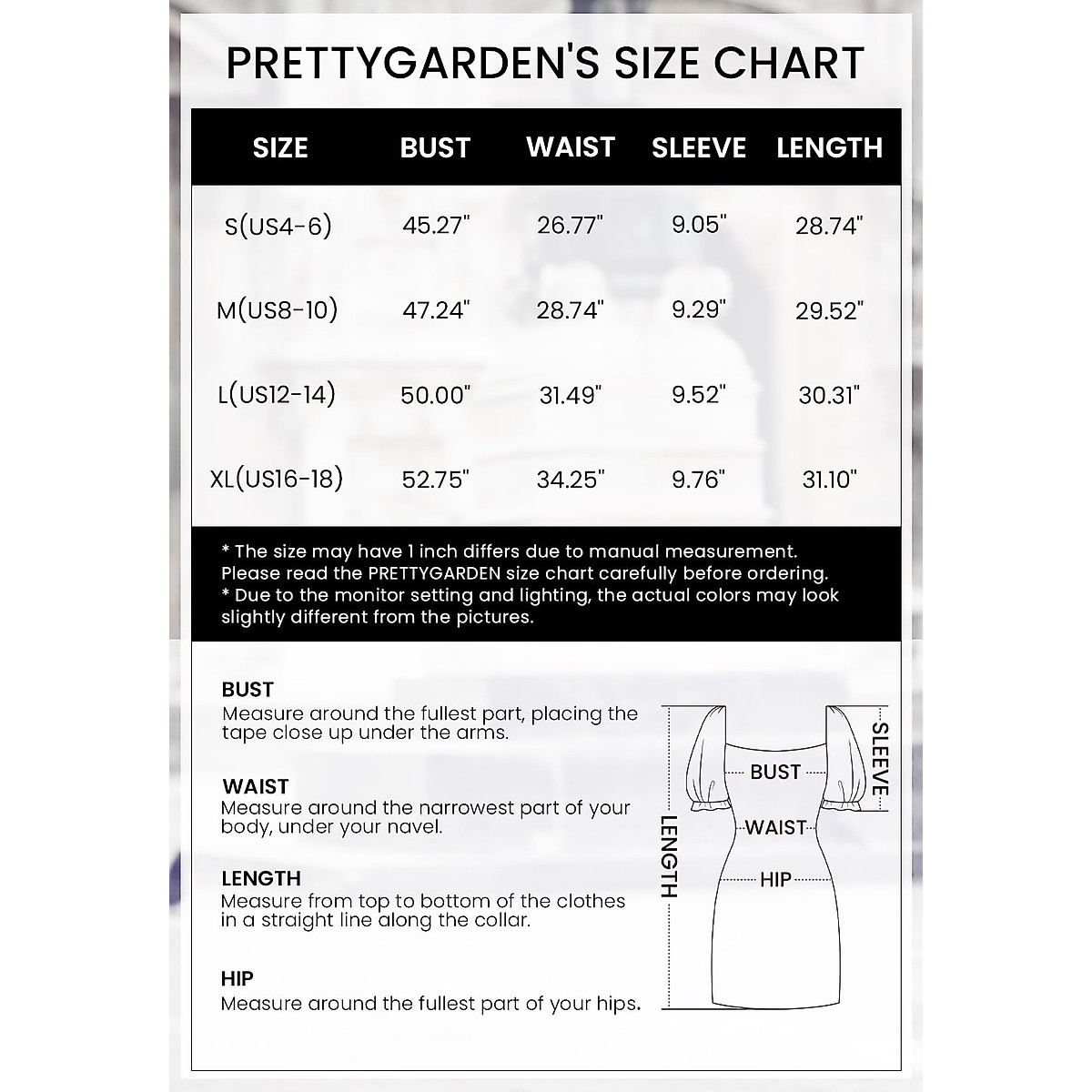 PRETTYGARDEN Women's Off The Shoulder Babydoll Dress Short Puff Sleeve Casual A Line Ruffle Summer Dresses (Plaid Rose Red,Medium)