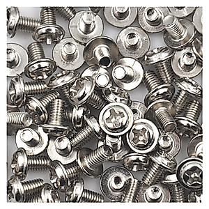 FHYTGBS 100Pcs M3 Screw M3X5 5mm Hex Screws PC Case Hard Drive Precision Screws for Computer Floppy Motherboard Screw