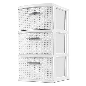 SENAX New Drawer Storage, White, Set of 2