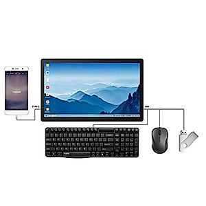 Yiletec 13.3" YL-133MC4K UHD 3840X2160 Metal Frame Capacitive Touchscreen IPS Built in Speakers USB Type-C HDMI 2.0,HDMI 1.4X1 DP1.2AX1,VGAX1,USB 2.0X3