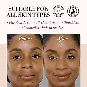 Luminess Air Basic Airbrush Makeup Kit and 9-Piece Silk 4-In-1 Airbrush Foundation Starter System, Medium Coverage - Quick, Easy and Long Lasting Application - Includes Primer, Blush and Glow