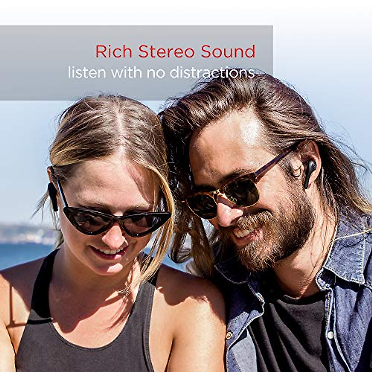 Motorola VerveBuds 500 True Wireless in-Ear Headphones - Cordless Earbuds with Microphone - Use as a Mono Bluetooth 5.0 Headset - Stereo Sound, Dual Mic, 9 Hours Playtime - Voice Assistant Compatible