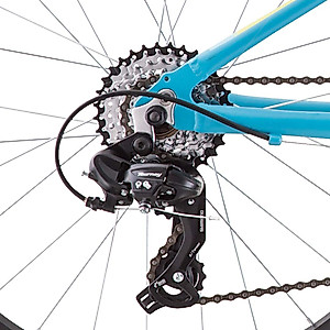 Raleigh Bikes Cadent 24 Kids Flat Bar Road Bike for Boys Youth 8-12 Years Old, Blue