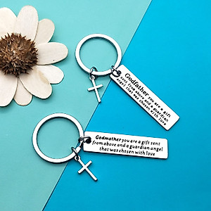 Godparent Gift from Godchild Godmother Proposal Gift Christening Gift First Communion Keychain for Godmother Godfather Godparents Announcement Gift Appreciation Godparent Gift Fathers Mothers Day Gift
