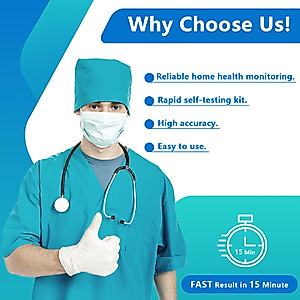 H Pylori Test Kit at Home - Helicobacter Pylori (Self-Test) Home Test Kit - Fast and Accurate, Results in 10-15 Minutes, No Lab Visit Required, 2 Tests