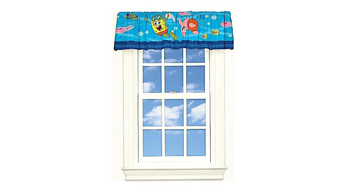 Spongebob Squarepants Window Valance - Fun Home Decor