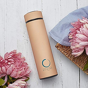 Pure Zen Tea 3 Thermos with Infuser - Blue, Black and Pink - 15 oz