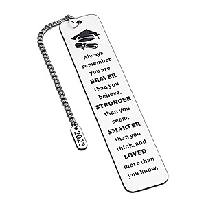 Class of 2023 Graduation Gifts for Her Him Inspirational Bookmark High School College Graduation Gifts for Son Daughter Boys Girls Women Men Nurse Master Degree Students Senior Grad Gifts