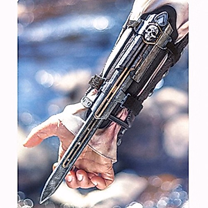 Good Value Assassin's Creed: Black Flag 4 Edward Kenway Hidden Rubber Blade Cosplay Weapons Props 1:1 Sleeves Sword