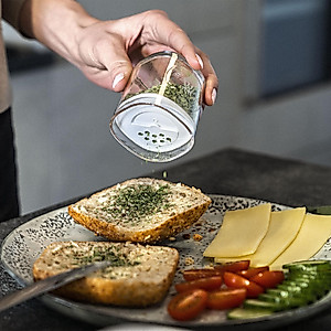 ZWILLING Fresh & Save CUBE Storage Organizer 3-pc Spice Set, Pantry Organizers and Storage, Plastic, BPA-Free Airtight Dry Food Storage Container for Storing Herbs, Dried Spices and more