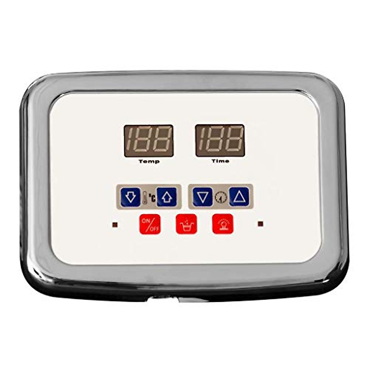 Superior 6kW Self-Draining Steam Bath Generator with Waterproof Programmable Controls and Chrome Steam Outlet