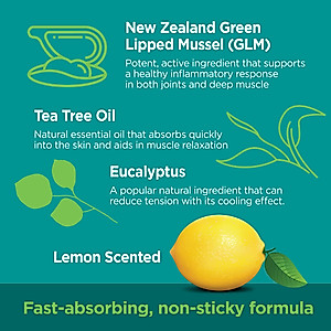 TevraPet Muscle Rub Ointment for Dogs | Fast Pain Relief | Soothing Topical Anti-Inflammatory | 3 fl oz | Lemon Scent