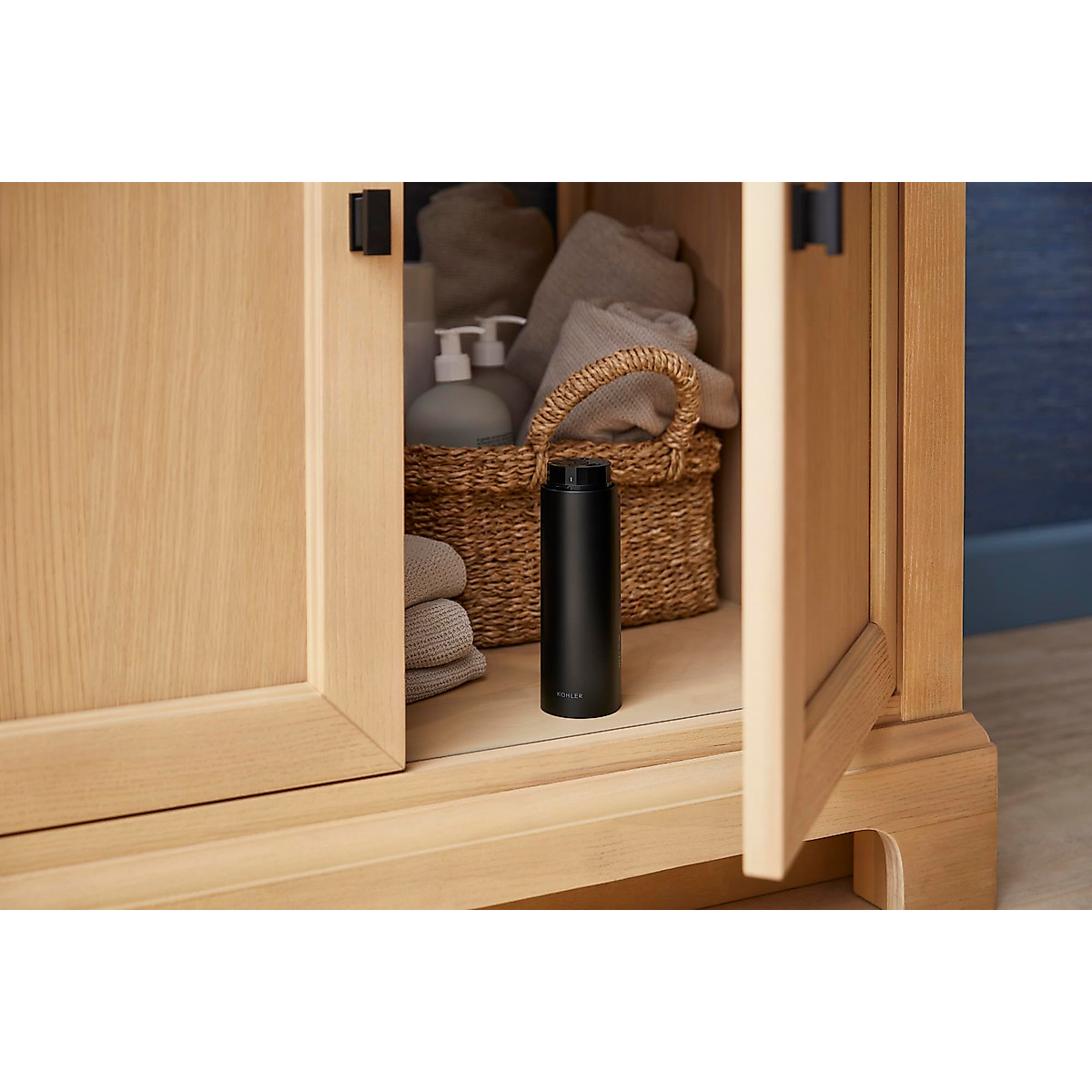 KOHLER 28144-HB1 K-28144-HB1 Purewash Portable Bidet, Honed Black