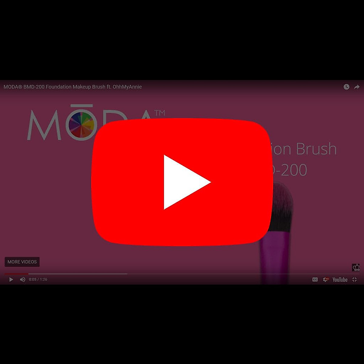 Royal & Langnickel Moda Makeup Brush, Foundation