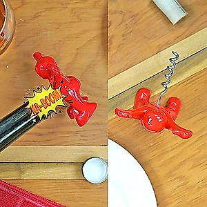 Fairly Odd Novelties 2-Pack Sir Perky Wine Corkscrew/Bottle Stopper