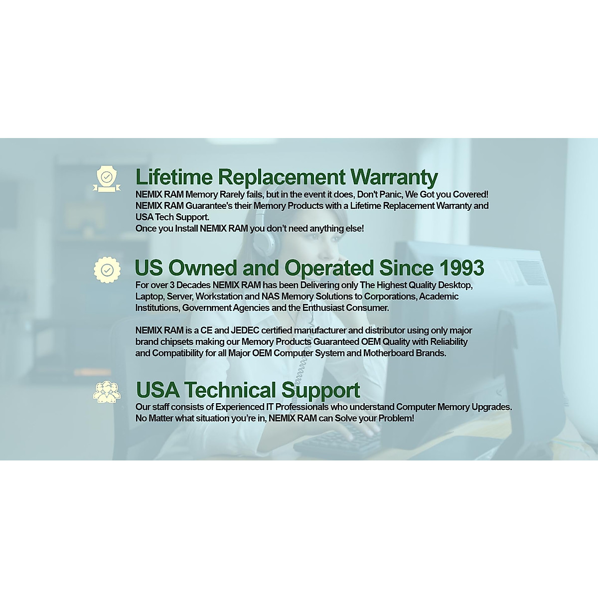 NEMIX RAM 64GB (1X64GB) DDR4 3200MHZ PC4-25600 2Rx4 1.2V CL22 288-PIN ECC RDIMM Registered Server Memory Compatible with Supermicro H12SSW-iN AMD EPYC Series Motherboard