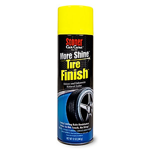 Stoner Car Care 91094 12-Ounce More Shine Tire Finish Non-Greasy Spray Enhances and Restores Your Tires Natural Color, Pack of 1