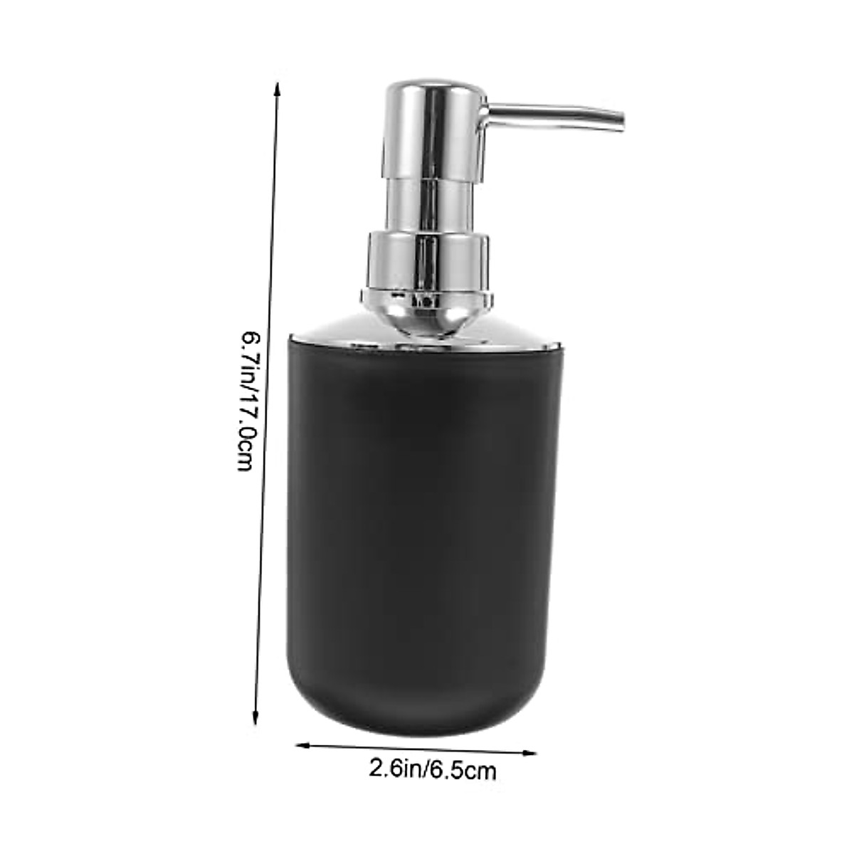 BETOOKY 1 Set Bathroom Set Soap Dispenser Toothbrush Decorative Bathroom Accessories Vanity Countertop Soap Dish Foaming Soap Black Trim Sanitary Accessory Plating Necessity Household