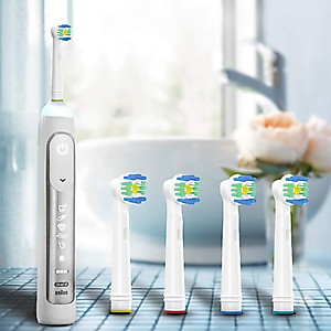 Wyfun 8Pcs Replacement Brush Heads for Oral B, Refills Toothbrush Heads for Electric Toothbrush, Polishes to Remove Stains for Whiter Teeth