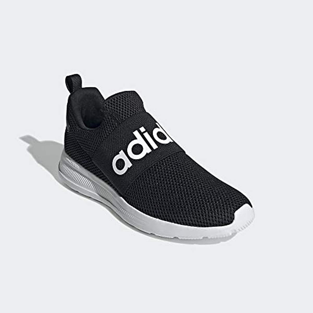 adidas Men's Lite Racer Adapt 4.0 Running Shoes, Black/White/Black, 7.5