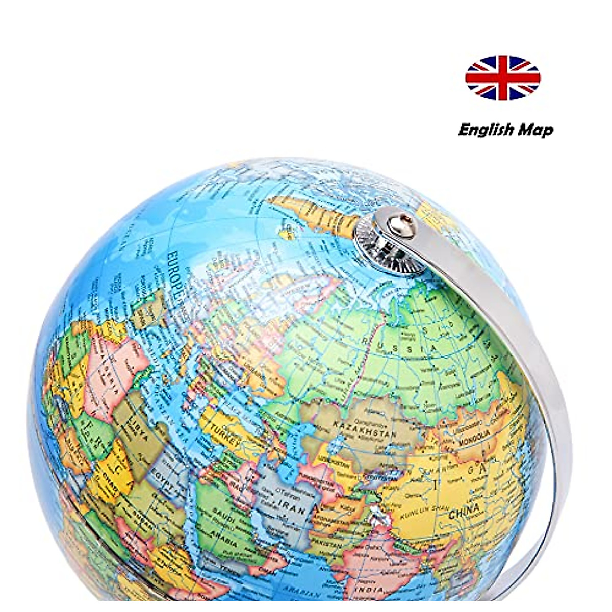 Exerz Political Globe Dia 5.5-inch (14cm)- Mini World Globe - Educational/Geographic