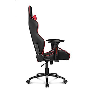 AKRacing Core Series LX Plus Gaming Chair - PU Leather with Steel Frame, Ergonomic, High Backrest, Recliner, Swivel, Tilt, Rocker & Seat Height Adjustment Mechanisms, 5/10 Warranty, Red