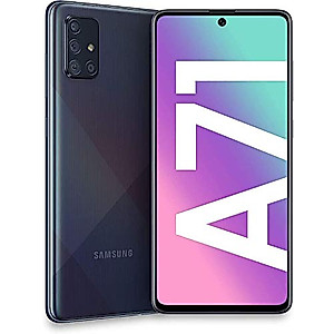 SAMSUNG Galaxy A71 5G Unlocked 128GB (Prism Bricks Black) (Renewed)