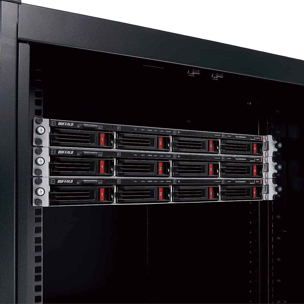 BUFFALO TeraStation Essentials 4-Bay Rackmount NAS 32TB (4x8TB) with HDD Hard Drives Included 2.5GBE / Computer Network Attached Storage/Private Cloud/NAS Storage/Network Storage/File Server