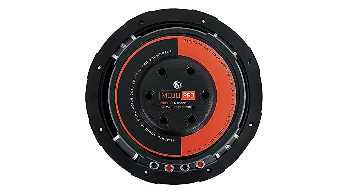 Memphis Audio MOJO Pro 10" 1500W DVC Car Audio Subwoofer