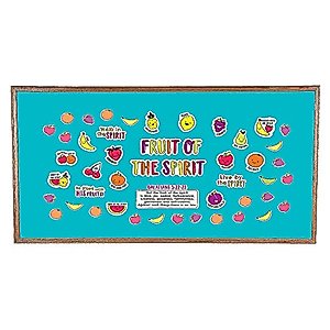 Fun Express Fruit of The Spirit Bulletin Board Set - Educational - 53 Pieces
