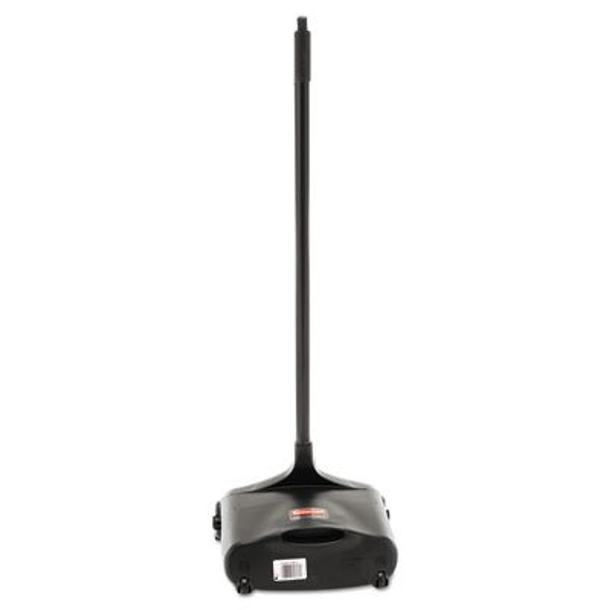 Rubbermaid 253100BK Lobby Pro Upright Dustpan w/Wheels 12 1/2 -Inch Polypropylene w/Vinyl Coat Black