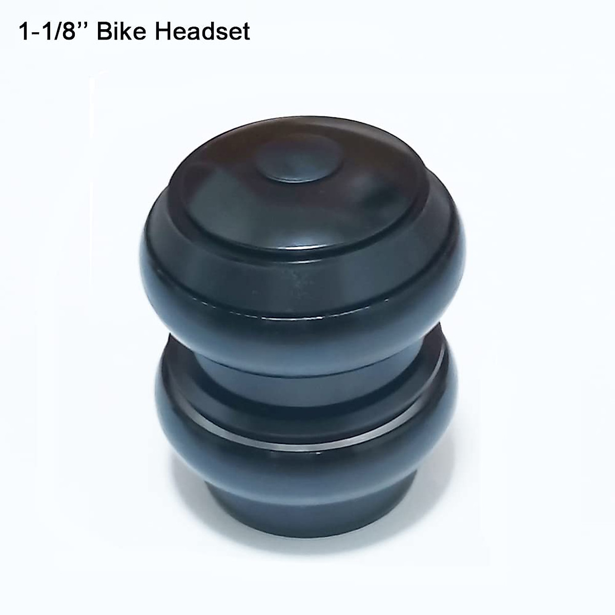 CYDZSW 1-1/8'' Threadless Bike Headset for Bikes Fork,with Spacers Star Nut Stem Cap and Bearings,Fit for MTB Mountain Race Bicycle BMX Scooter Headset Parts 34mm