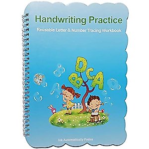 Handwriting Practice - Reusable Letter and Number Tracing Workbook