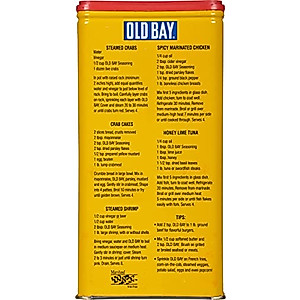 OLD BAY Seasoning, 16 oz - One 16 Ounce Fan-Favorite Tin Can of OLD BAY All-Purpose Seasoning with Unique Blend of 18 Spices and Herbs for Crabs, Shrimp, Poultry, Fries, and More