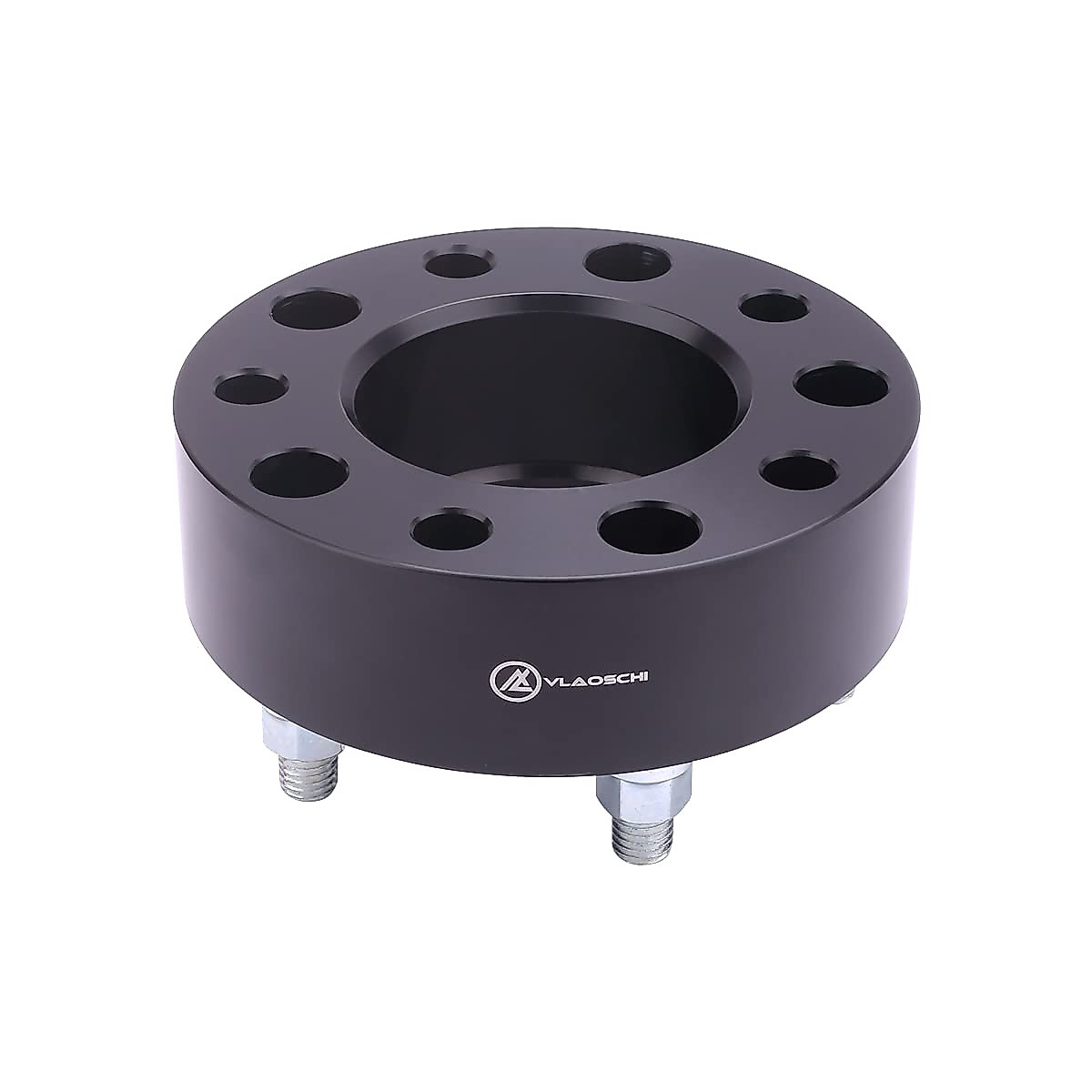 VLAOSCHI Black Forged 5x135 Hubcentric Wheel Spacers 2 Inch with 14x2 Studs Compatible with Ford Lin-coln 5 Lug for 1997-2003 F150 | 1997-2002 Expedition | 1998-2002 Navigator - Pack of 4