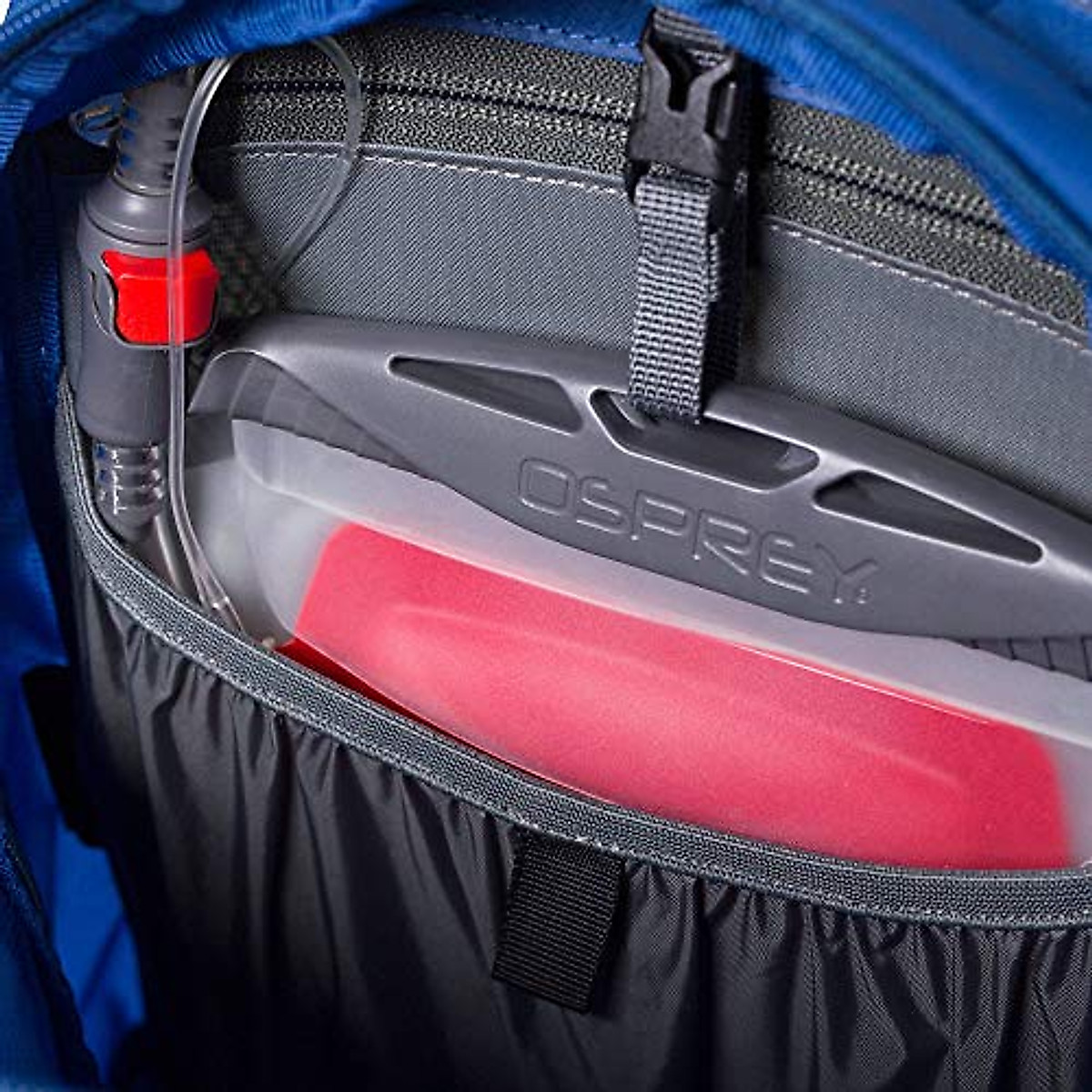 Osprey Hikelite 18L Unisex Hiking Backpack, Blue Bacca