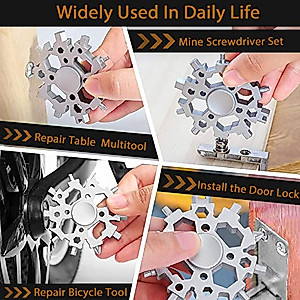 Stocking Stuffers for Men Adults Kids, 24-in-1 Snowflake Multitool, Cool Gadgets for Men, Funny Christmas Gifts for Men, Unique Gifts for Anniversary Husbands, Boyfriends, Teens