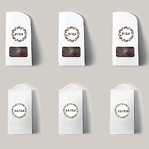 Canning Labels for Jars and Lids, 2" Round Labels for Jars, Food Containers, Bottle, Candle, Spice Jar (500 pcs, White)