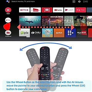 Replacement Magic LG Remote Control for Smart TV,LG Smart TV Remote with Voice and Pointer Function,Compatible for 2022-2018 LG Smart TVs,OLED,QNED,NANOCell,4K,8K etc.
