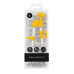 Kids Training Chopsticks with Hinge & Removable Rings, Kids Chopsticks Helpers, BPA/Phthalate/Melamine Free, 36 Month+