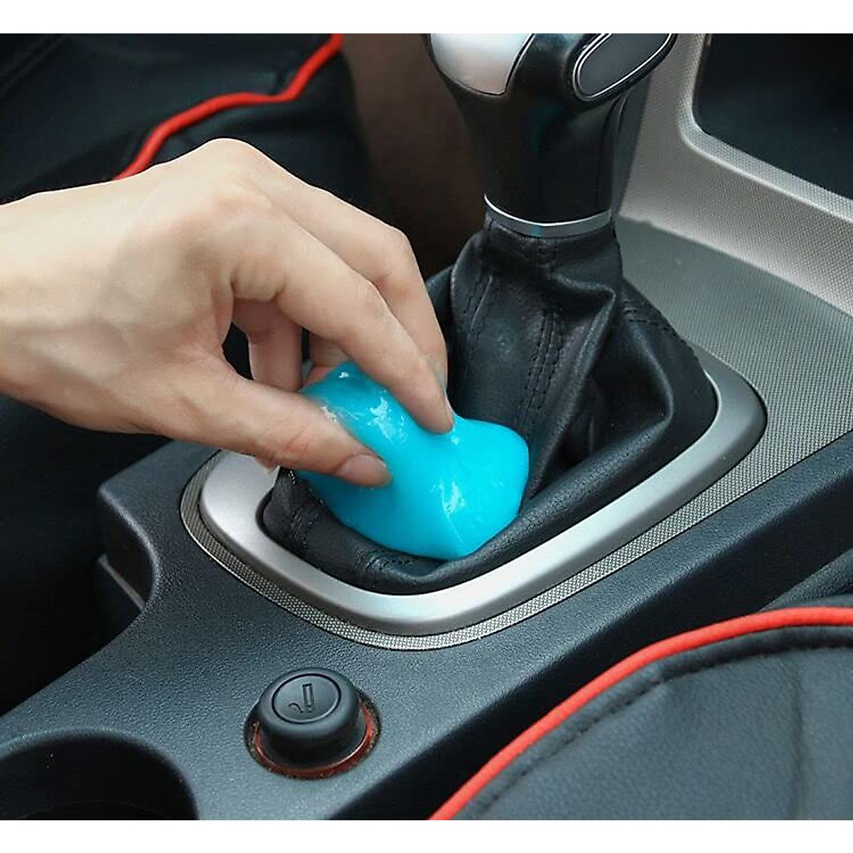 MKKENLEY Universal Dust Cleaning Gel for Detailing Car interiors, Air Vents, Electronics, Laptop, Keyboard,Printers, Electric Fans & More .Super Clean Soft Rubber Glue for Dust Removal Mud | Blue |