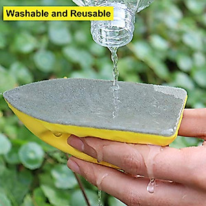 2-Pack Nanometer Scratch Free Car Interior Cleaning Brushes Easy Handle Leather Brush for Car Dashboand Seat Window, Sofa, Furniture, Bags, Shoes Cleaning and Care, Suit for Leather, Vinyl, Fabric