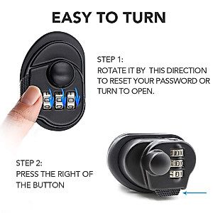 RioRand Trigger Lock 3 Digit Combination Gun Lock Gun Trigger Lock Accessories (5PCS)