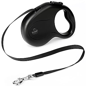 EC.TEAK Retractable Dog Leash, 16 FT Dog Walking Leash for Small/Medium Dog or Cat up to 50 lbs, Tangle Free, One-Hand Brake