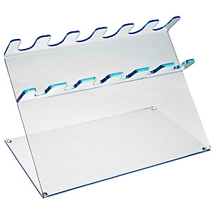 Heathrow Scientific HD20613C Blue Fluorescent Acrylic 6 Place Pipettor Station