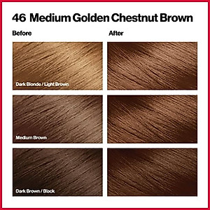 Colorsilk Permanent Hair Color, Medium Golden Chestnut Brown (46/4GM)