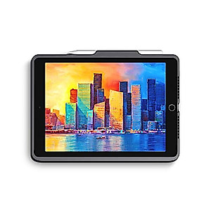 ZAGG Pro Keys Detachable Case and Wireless Keyboard for Apple iPad Pro 10.2", Multi-Device Bluetooth Pairing, Backlit Laptop-Style Keys, Apple Pencil Holder, 6.6ft Drop Protection, Lightweight, Black