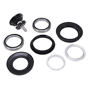 BuyWeek Bike Headset Bearings, Road Bike Double Sealed Bearing Headset Low Noise Mountain Bike Headset for 44‑50.6mm Frame